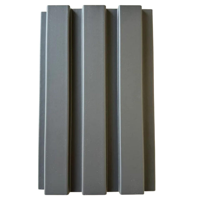 Matte Graphite Slat Wall Panels – Pannello