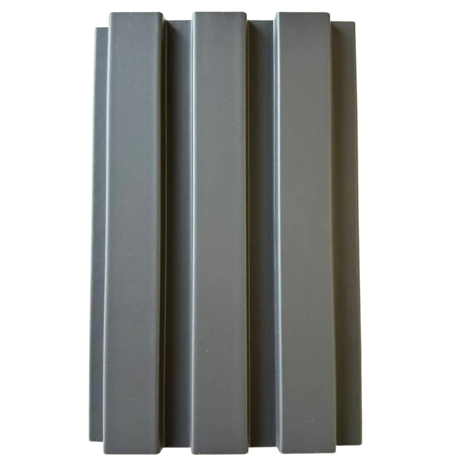 Matte Graphite Slat Wall Panels – Pannello
